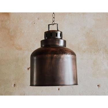 Reclaimed Metal Lamps - Indigo & Rust